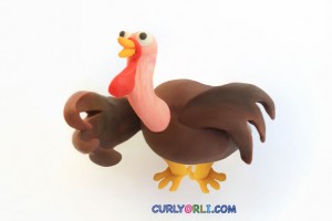 CURLY ORLI : Make Your Own Thanksgiving Turkey with plasticine